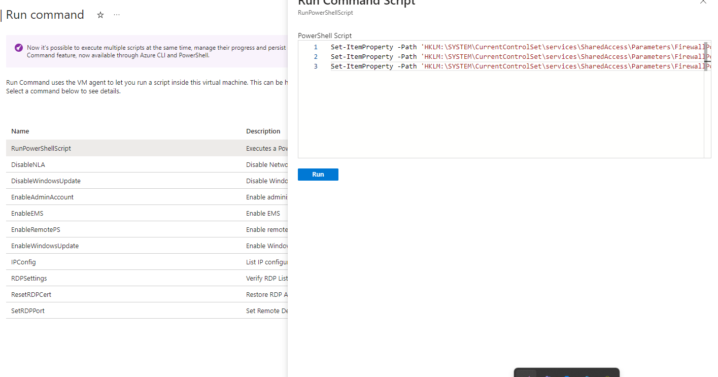Reset local Firewall configuration on Azure VM | Gillian Stravers